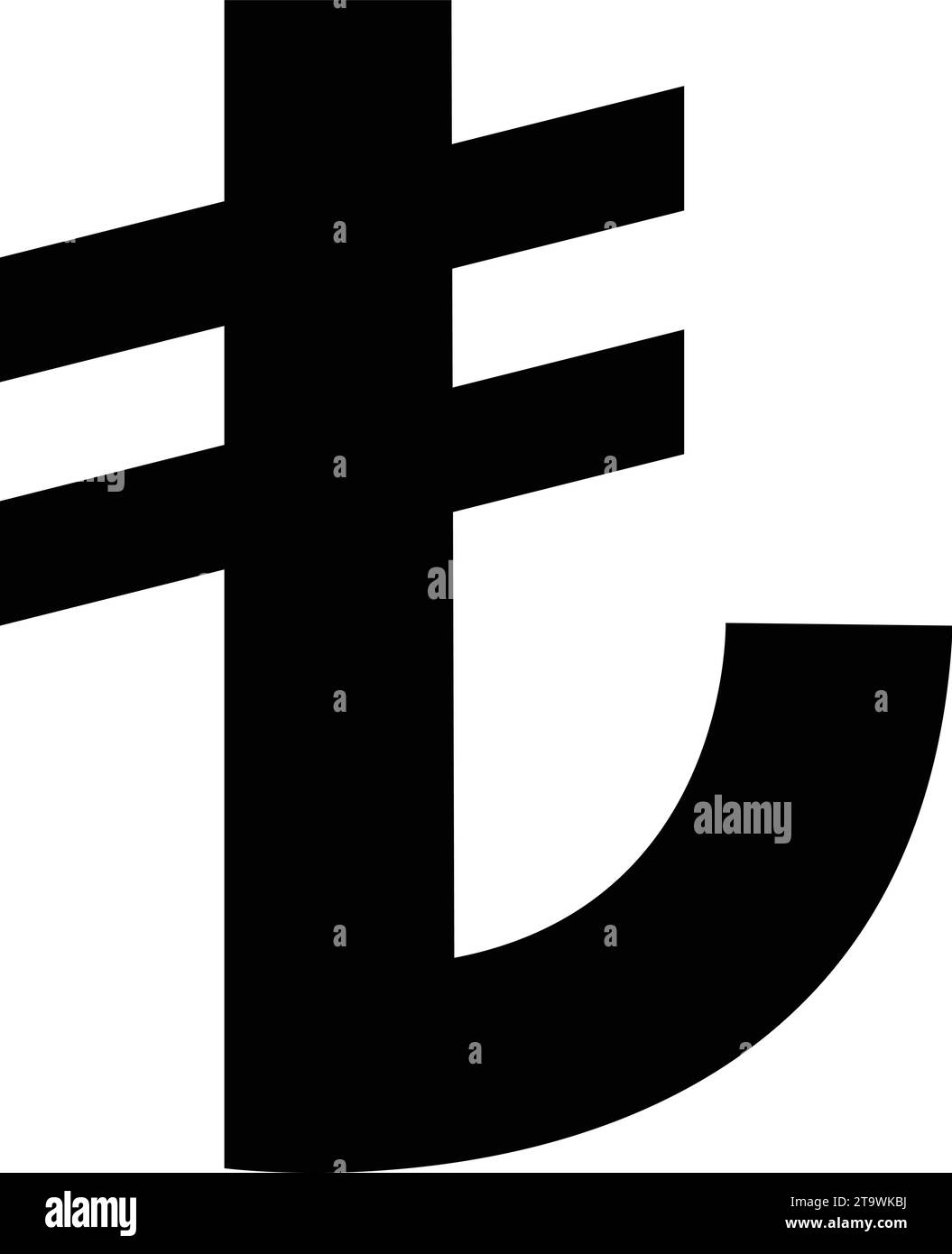 Lira currency sign symbol. Turkish Lira money flat icon vector ...