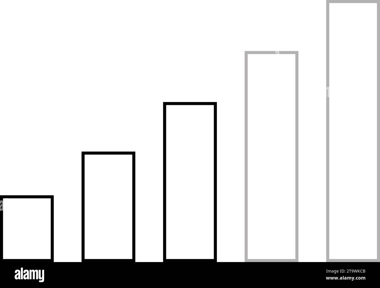 WiFi wireless internet signal line icon symbol. Connect of network. Bar ...