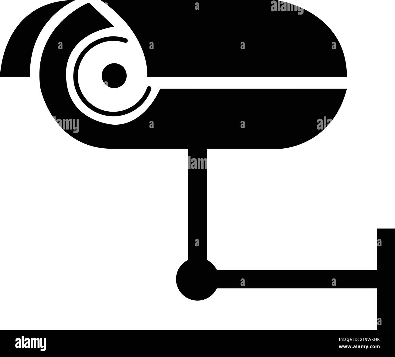 CC tv Camera icon vector design, Security camera icon, Cc tv symbol, CC ...