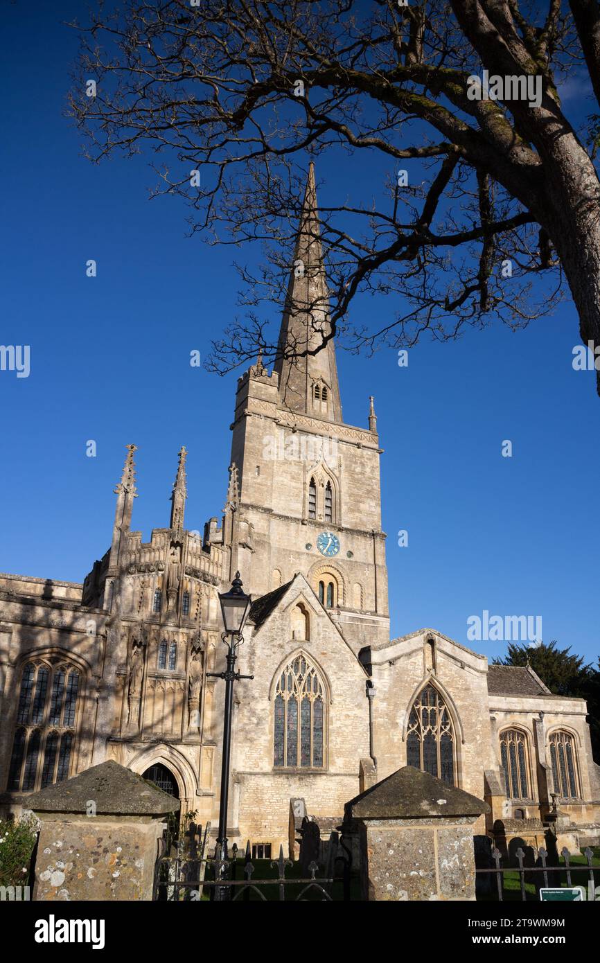 St. John the Baptist Church, Burford, Oxfordshire, England, UK Stock ...