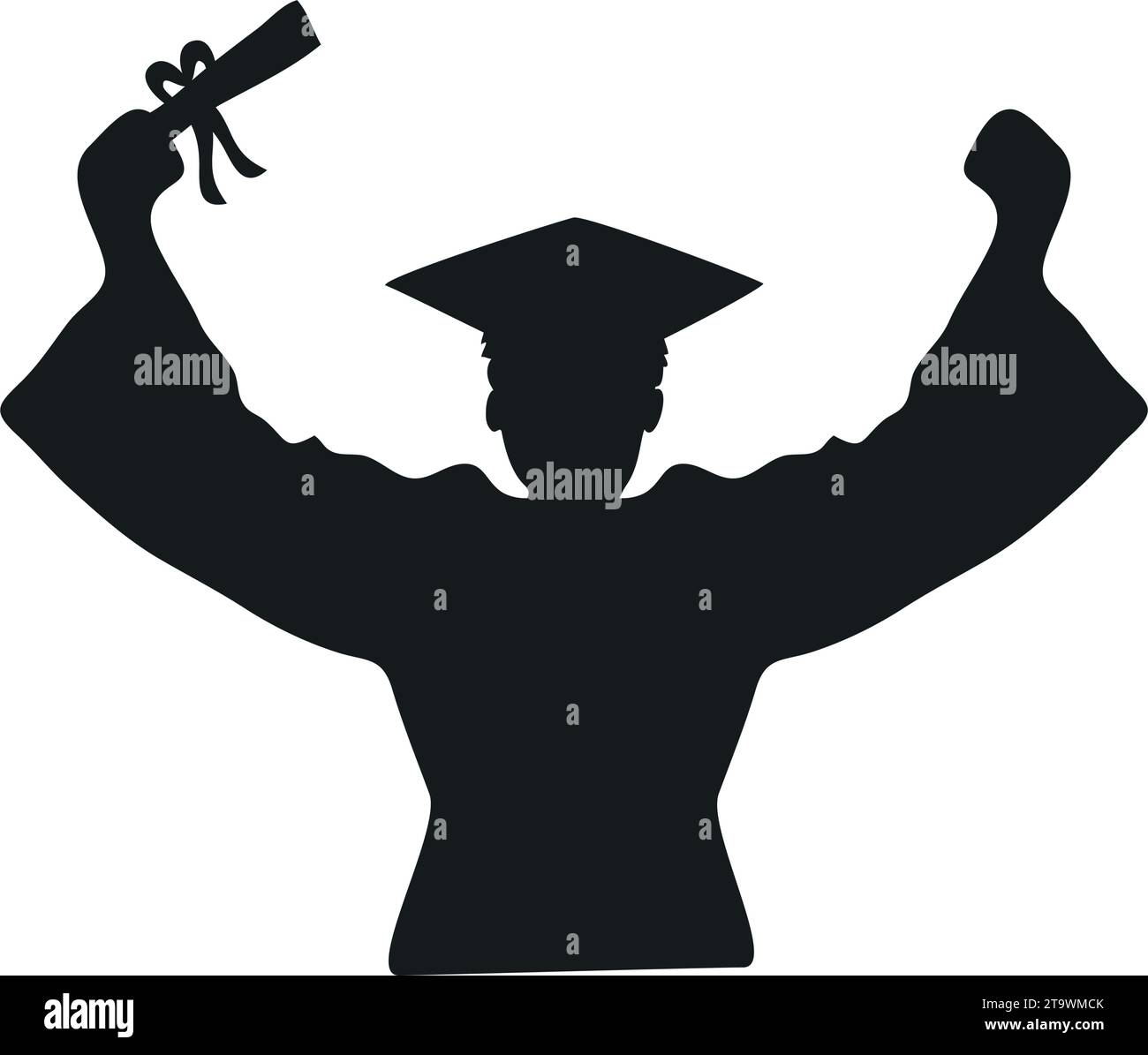 graduating student illustration Stock Vector Image & Art - Alamy