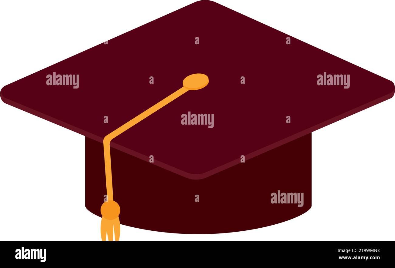 red graduation cap Stock Vector Image & Art - Alamy