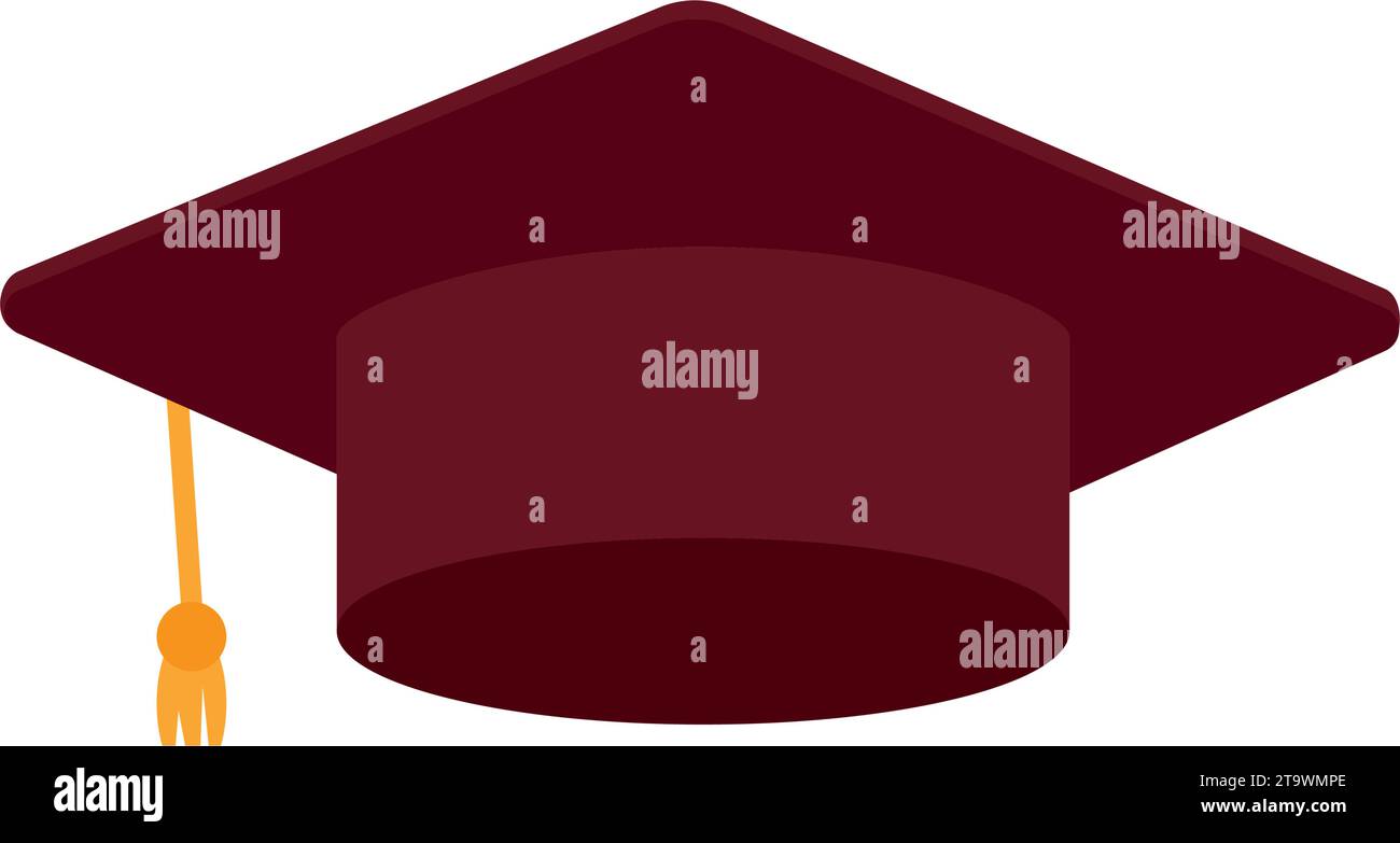 red graduation cap illustration Stock Vector Image & Art - Alamy