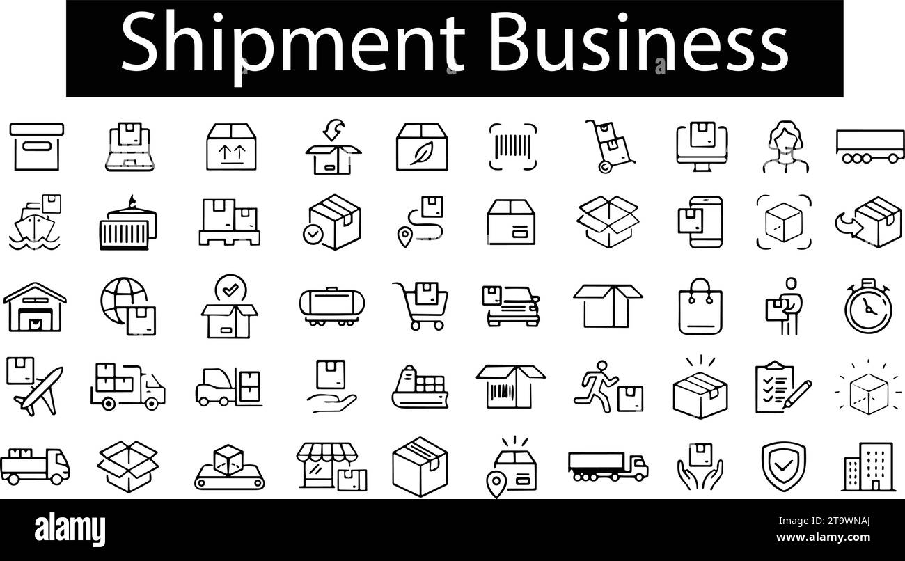 Simple Set of Delivery Related Vector Line Icons. Contains such Icons ... Simple Set of Delivery Related Vector Line Icons. Contains such Icons ...