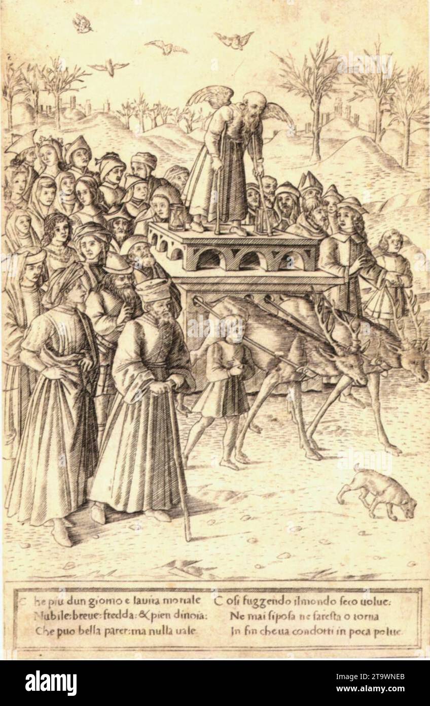 The Triumph of Time 1480s by Francesco Rosselli Stock Photo - Alamy