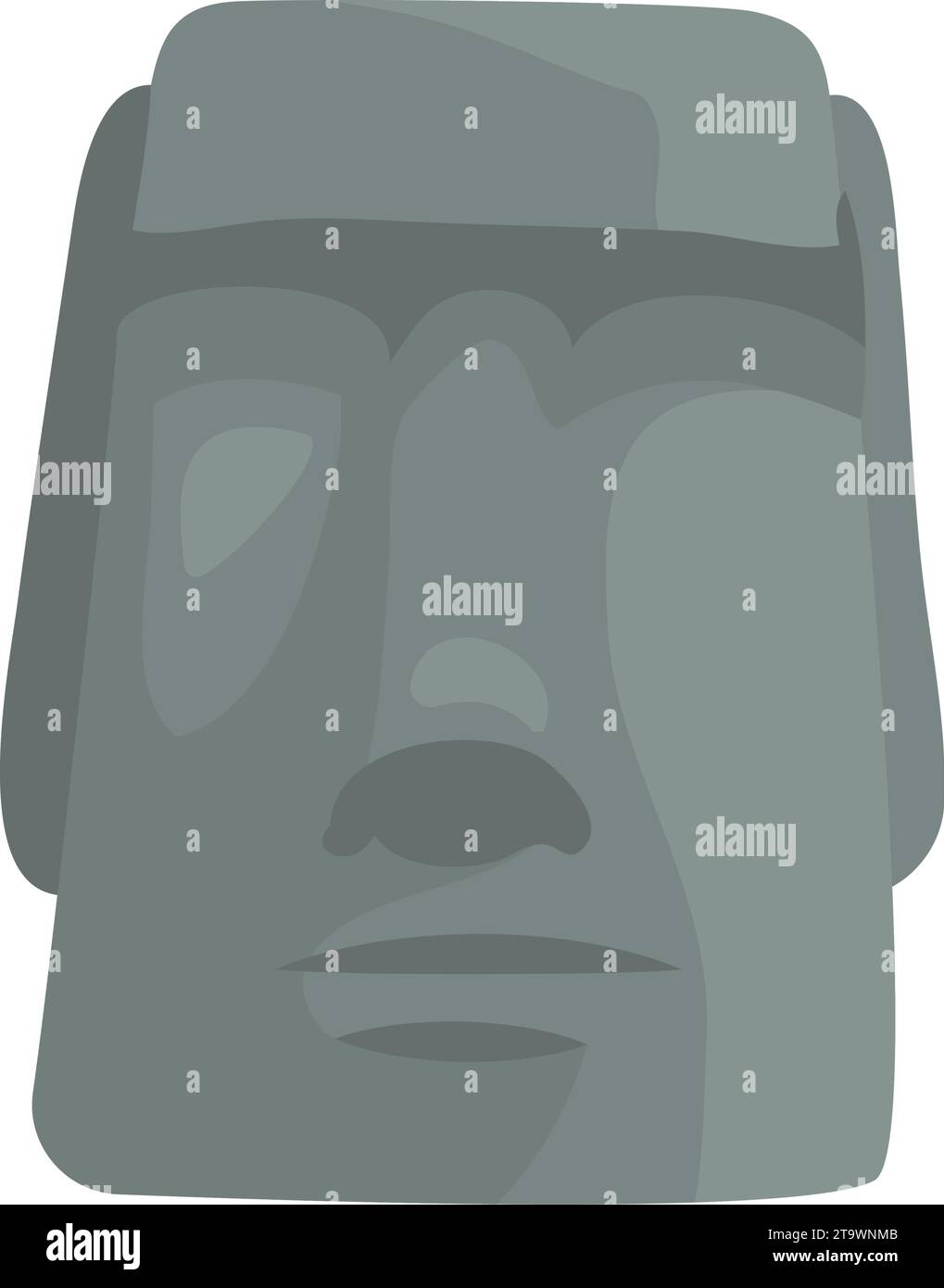 moai statue illustration from chile Stock Vector Image & Art - Alamy