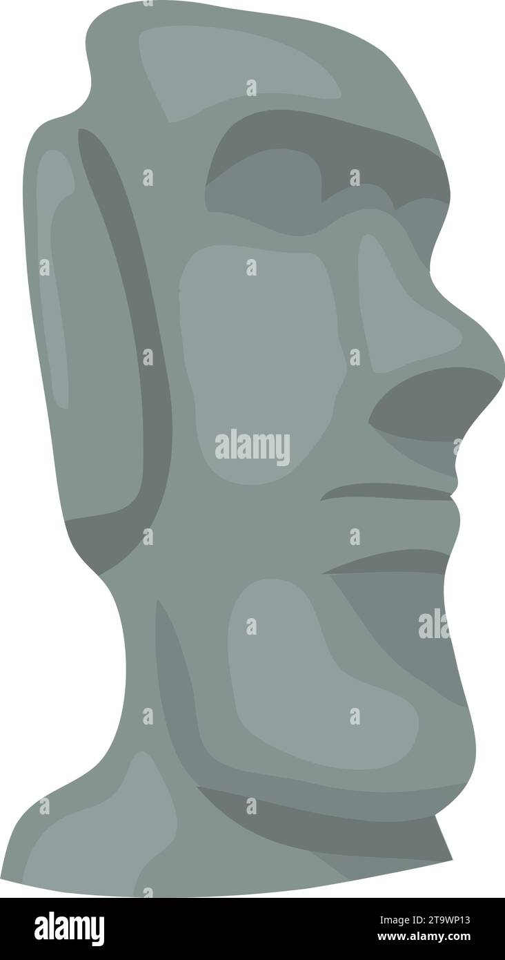 moai face statue Stock Vector Image & Art - Alamy