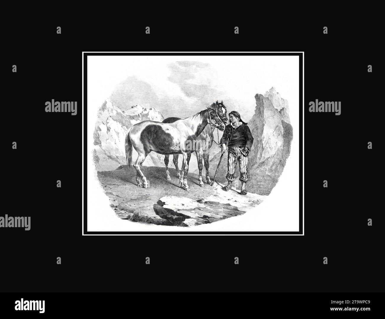 Horses of Auvergne. Theodore Gericault (French, Rouen 1791-1824 Paris ...