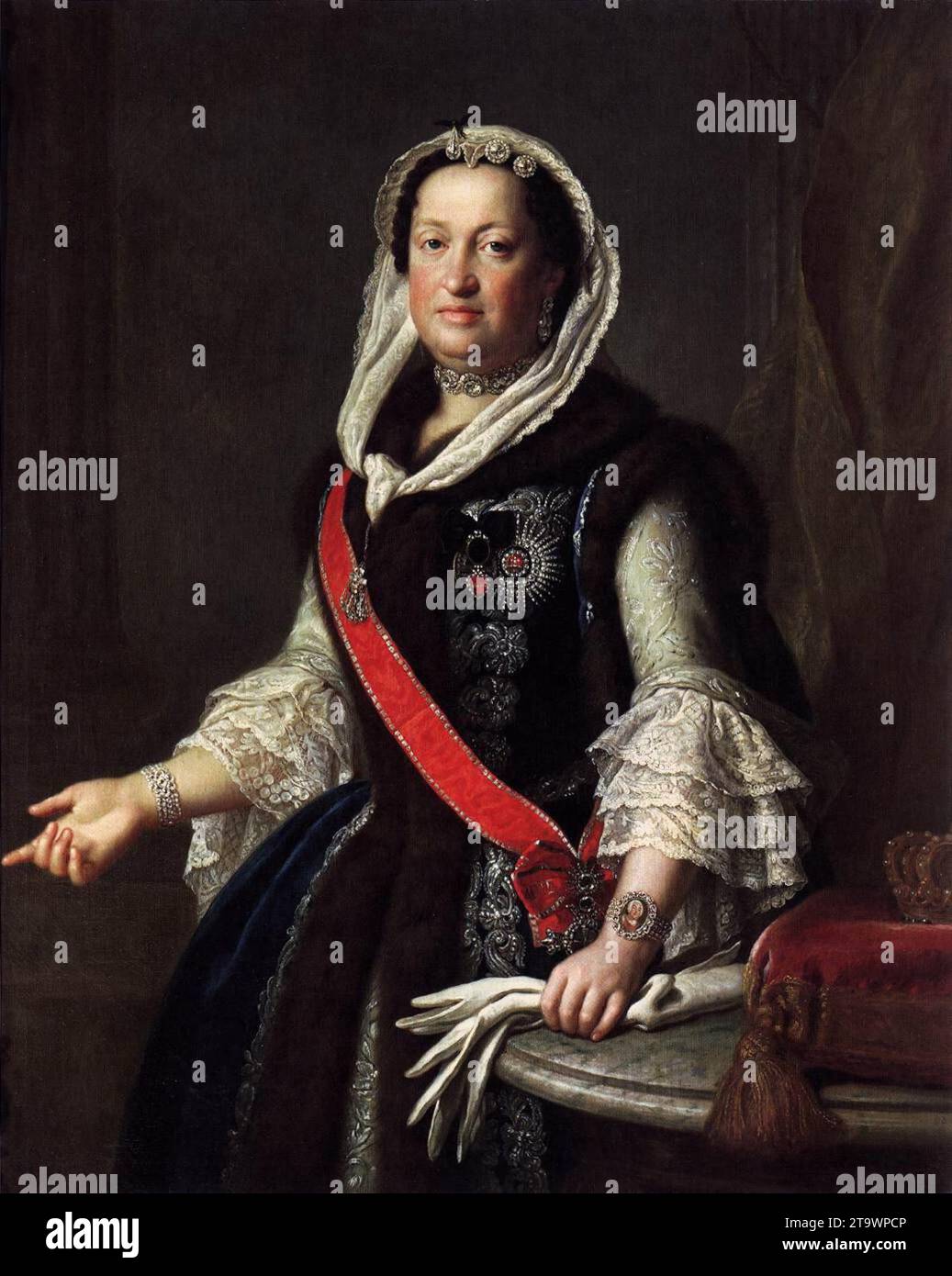 Queen Maria Josepha, Wife of King Augustus III of Poland 1755 by Pietro ...