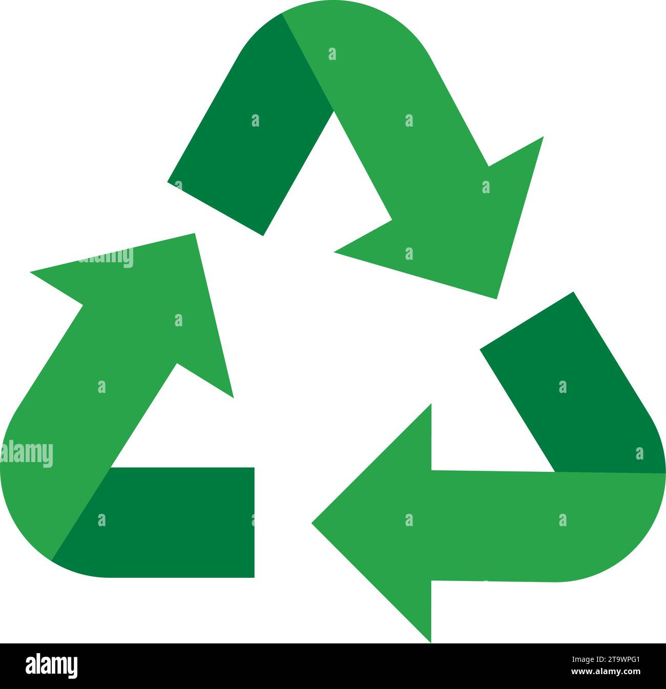 green recycle symbol Stock Vector Image & Art - Alamy