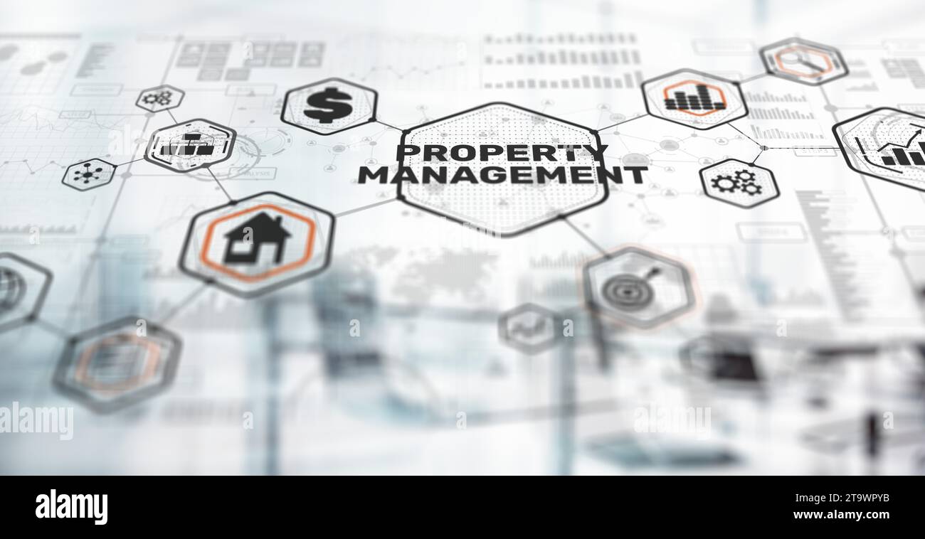 Property management real estate business concept. Investment consulting ...