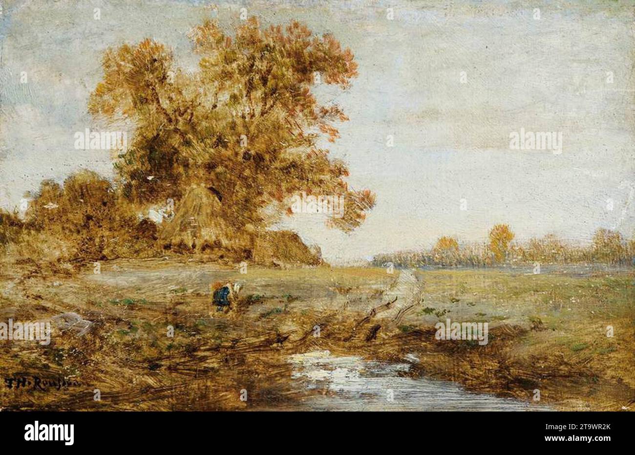 The Big Tree - by Theodore Rousseau Stock Photo - Alamy