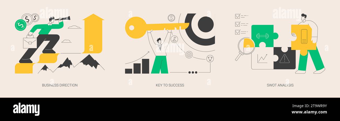 Company growth abstract concept vector illustrations Stock Vector Image ...