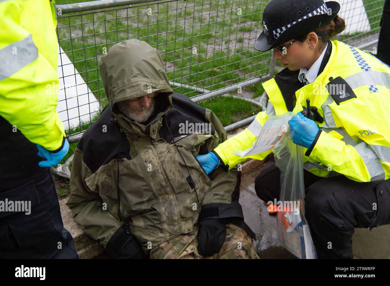 Wilful obstruction of a highway hi-res stock photography and images - Alamy