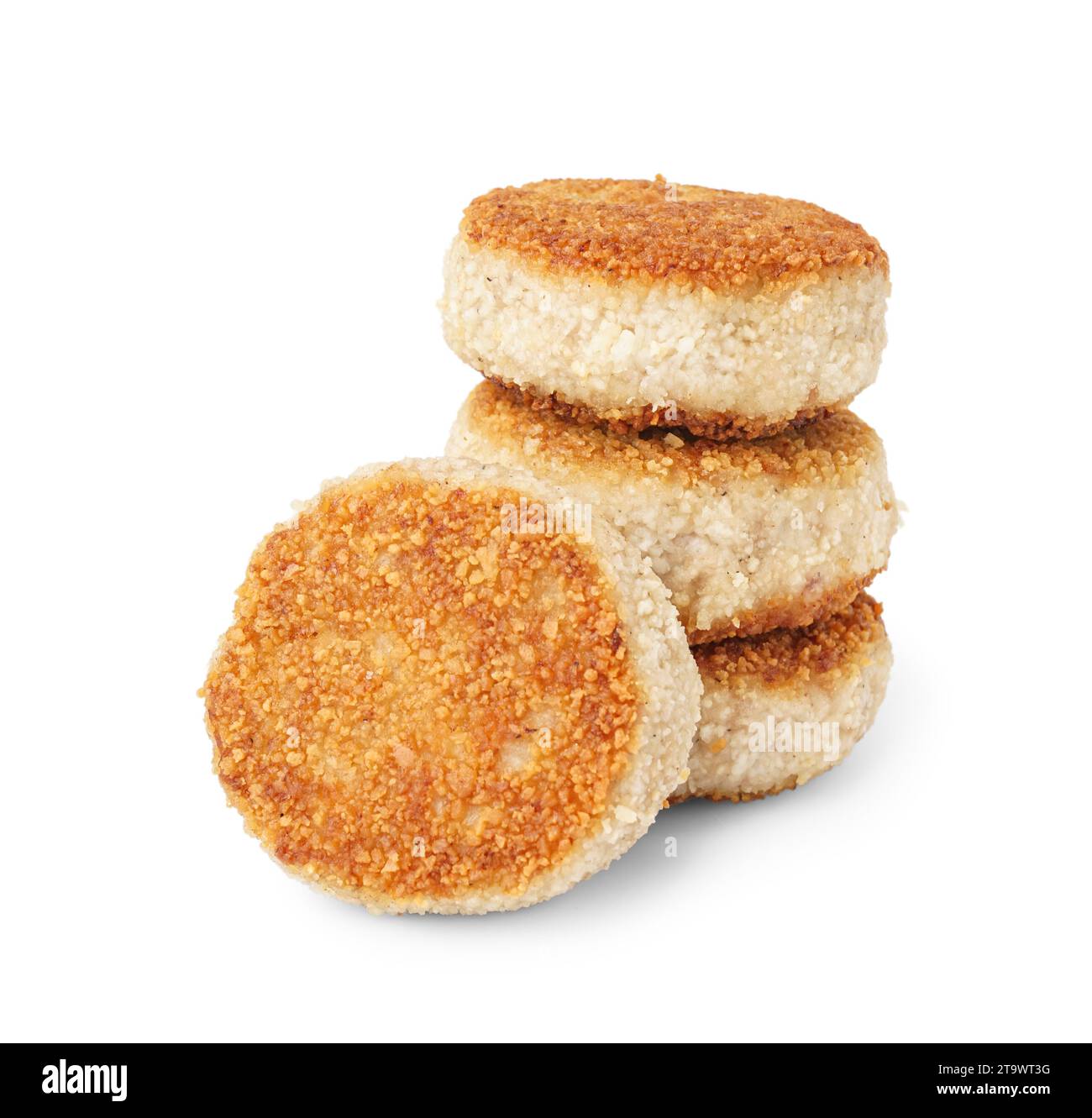 Baked breaded chicken cutlets hi-res stock photography and images - Alamy