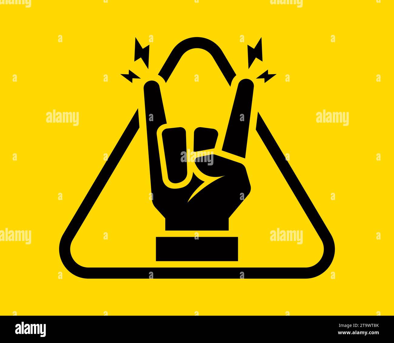 We rock hand signal hi-res stock photography and images - Alamy