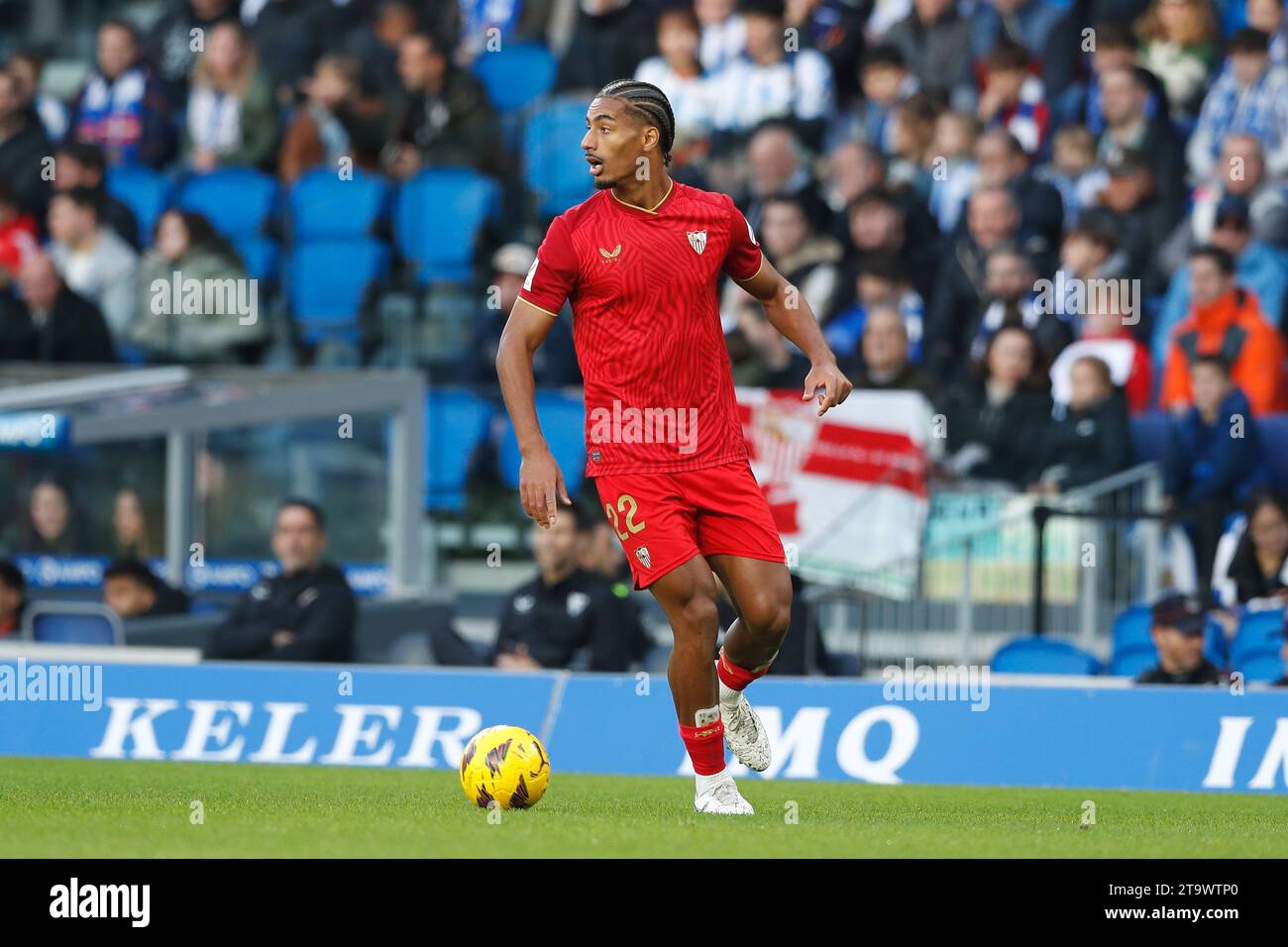San Sebastian, Spain. 26th Nov, 2023. Loic Bade (Sevilla) Football ...