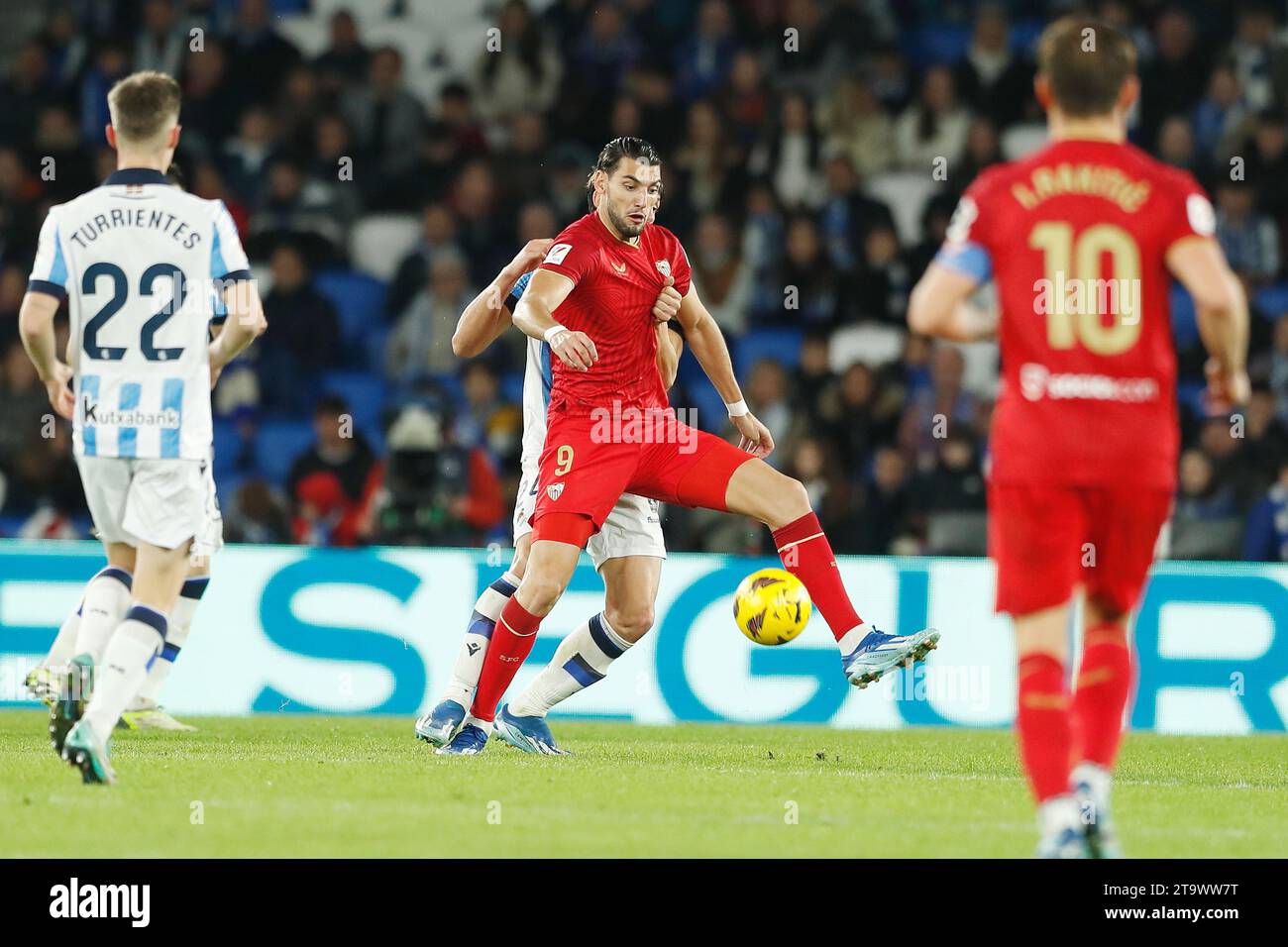 San Sebastian, Spain. 26th Nov, 2023. Rafa Mir (Sevilla) Football ...