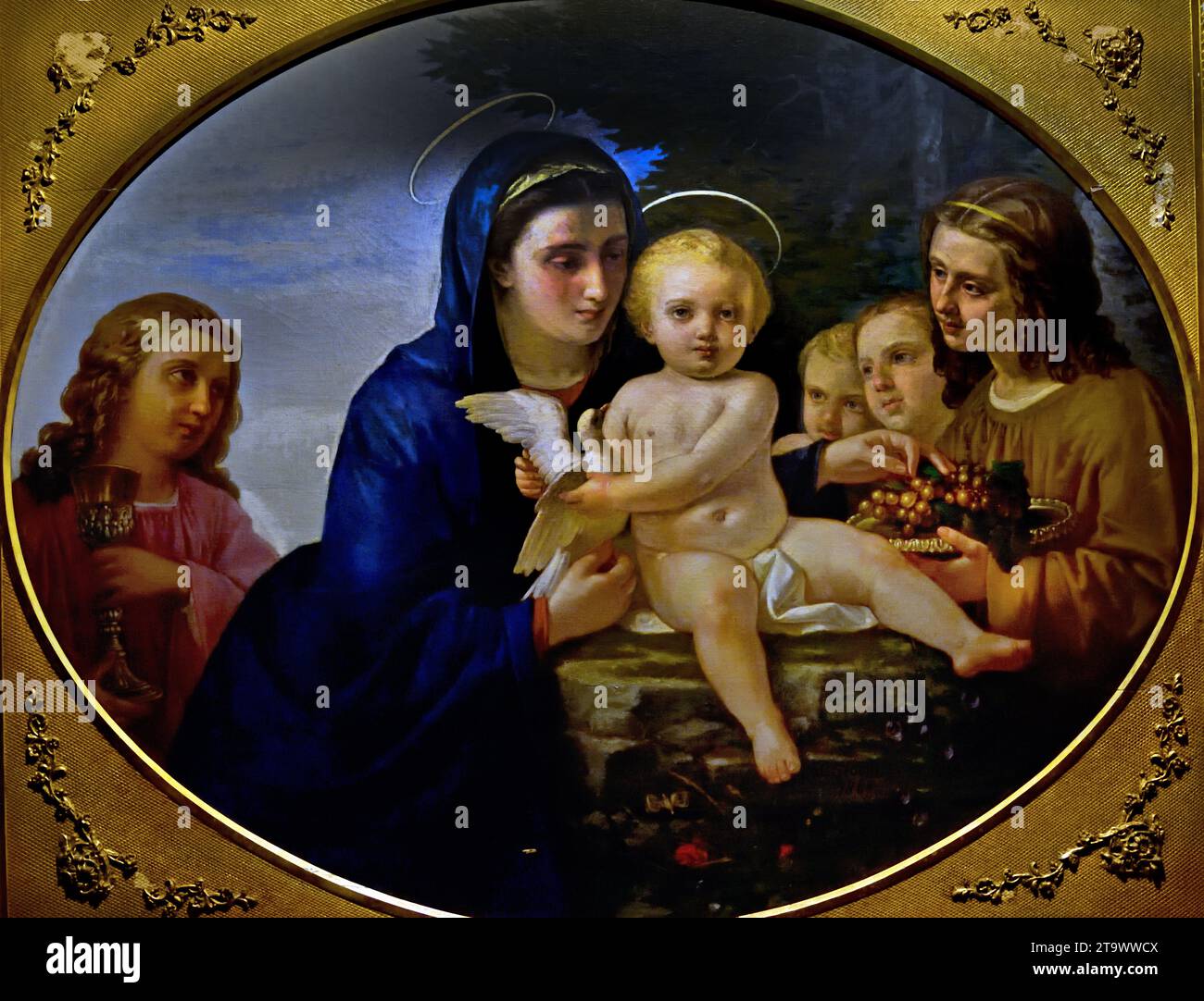 Mary and Child - Madonna con il bambino 1868 by Luigi Stabile . Duomo ...