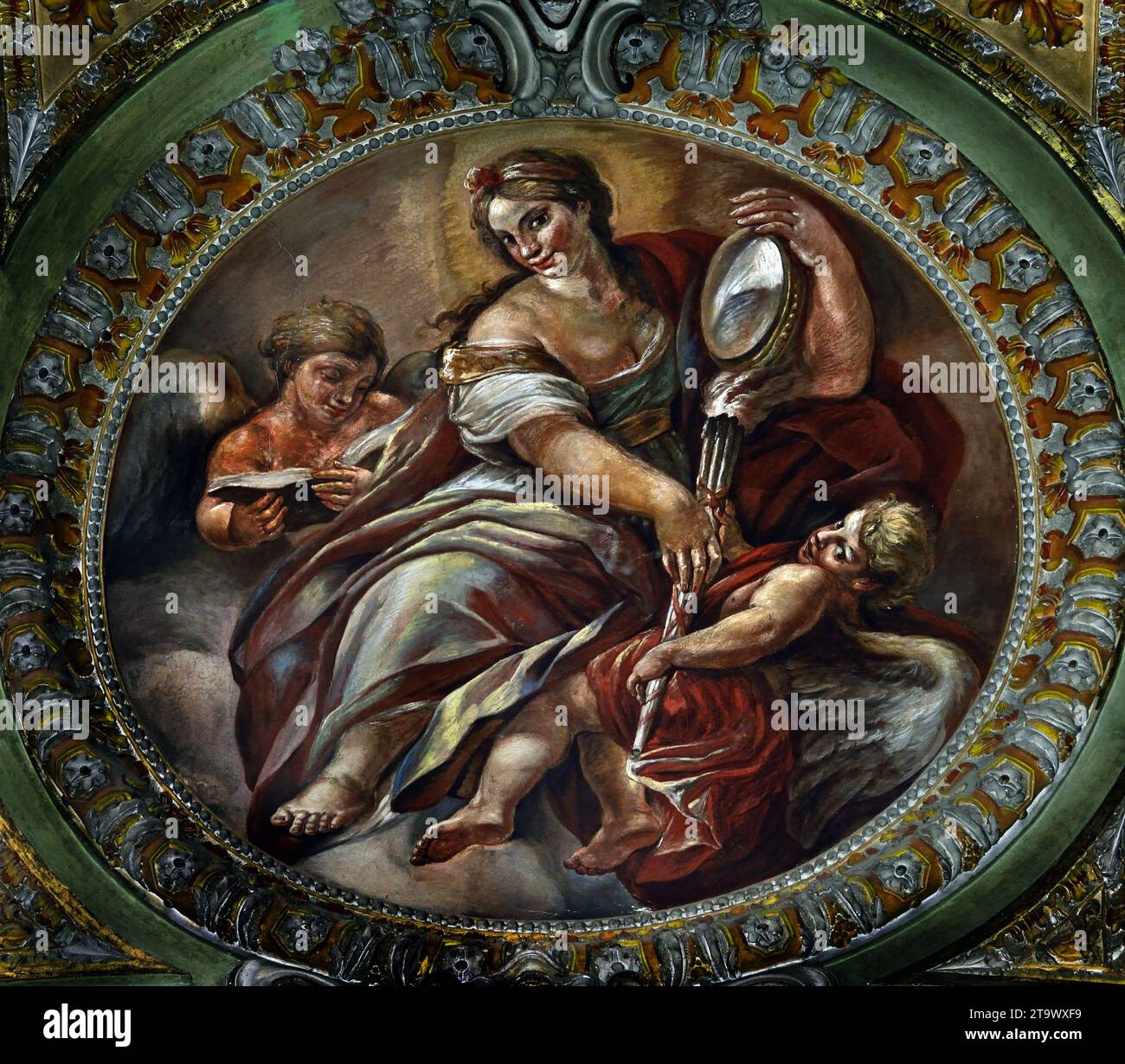 Chiesa del Gesu Nuovo, New Jesus Church, Naples, Italy, Italian, Fine ...