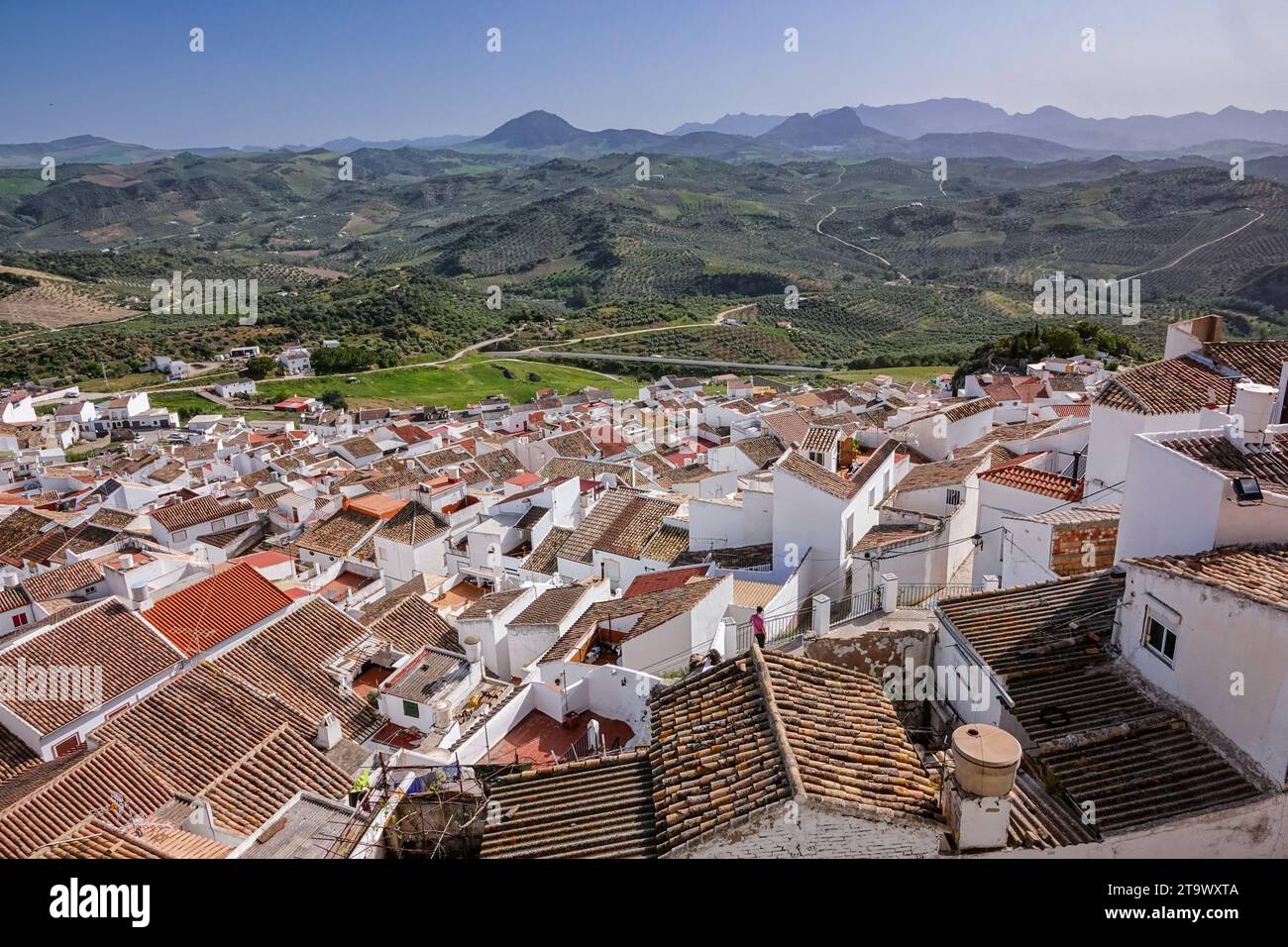 Homes in the ancient town center known as the La Villa District viewed ...