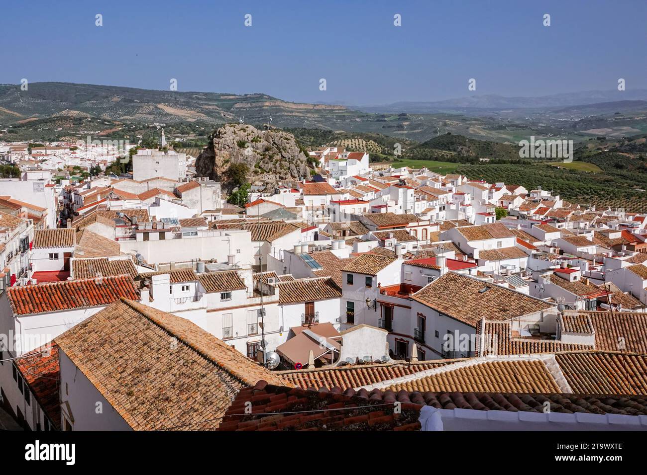Homes in the ancient town center known as the La Villa District viewed ...