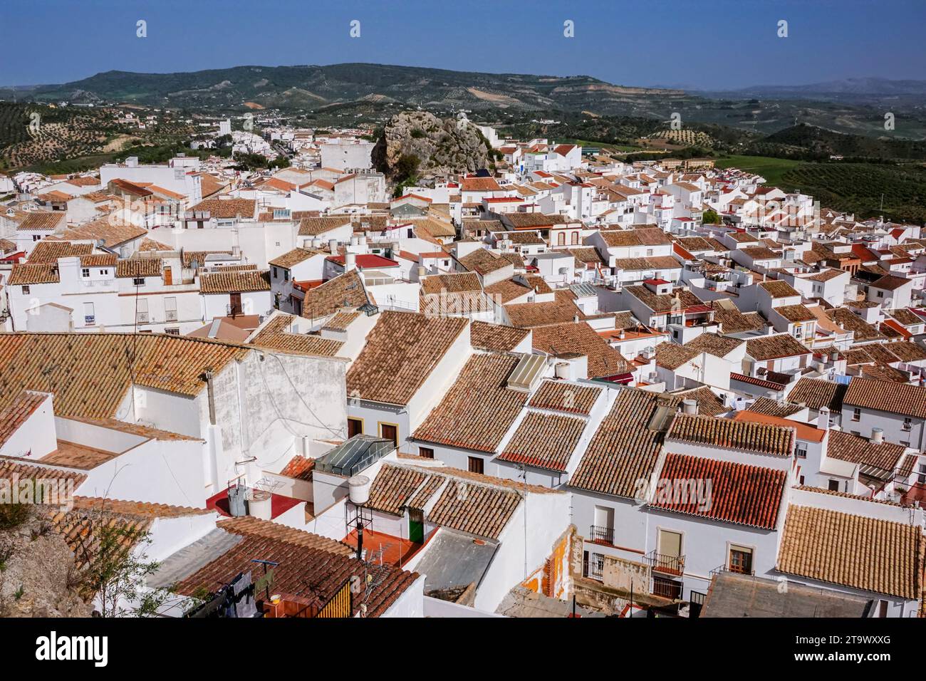 Homes in the ancient town center known as the La Villa District viewed ...