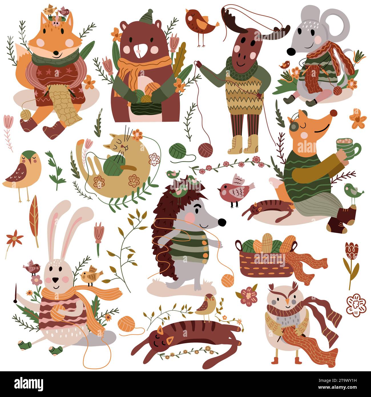 Cute Animals In Sweaters