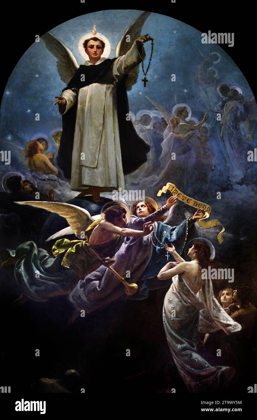 Saint Vincent Ferrer and (the freeing) souls in Purgatory (Holy Rosary ...