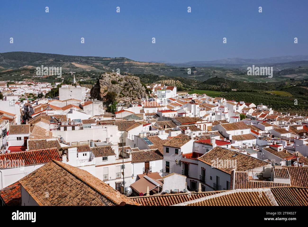 Homes in the ancient town center known as the La Villa District viewed ...