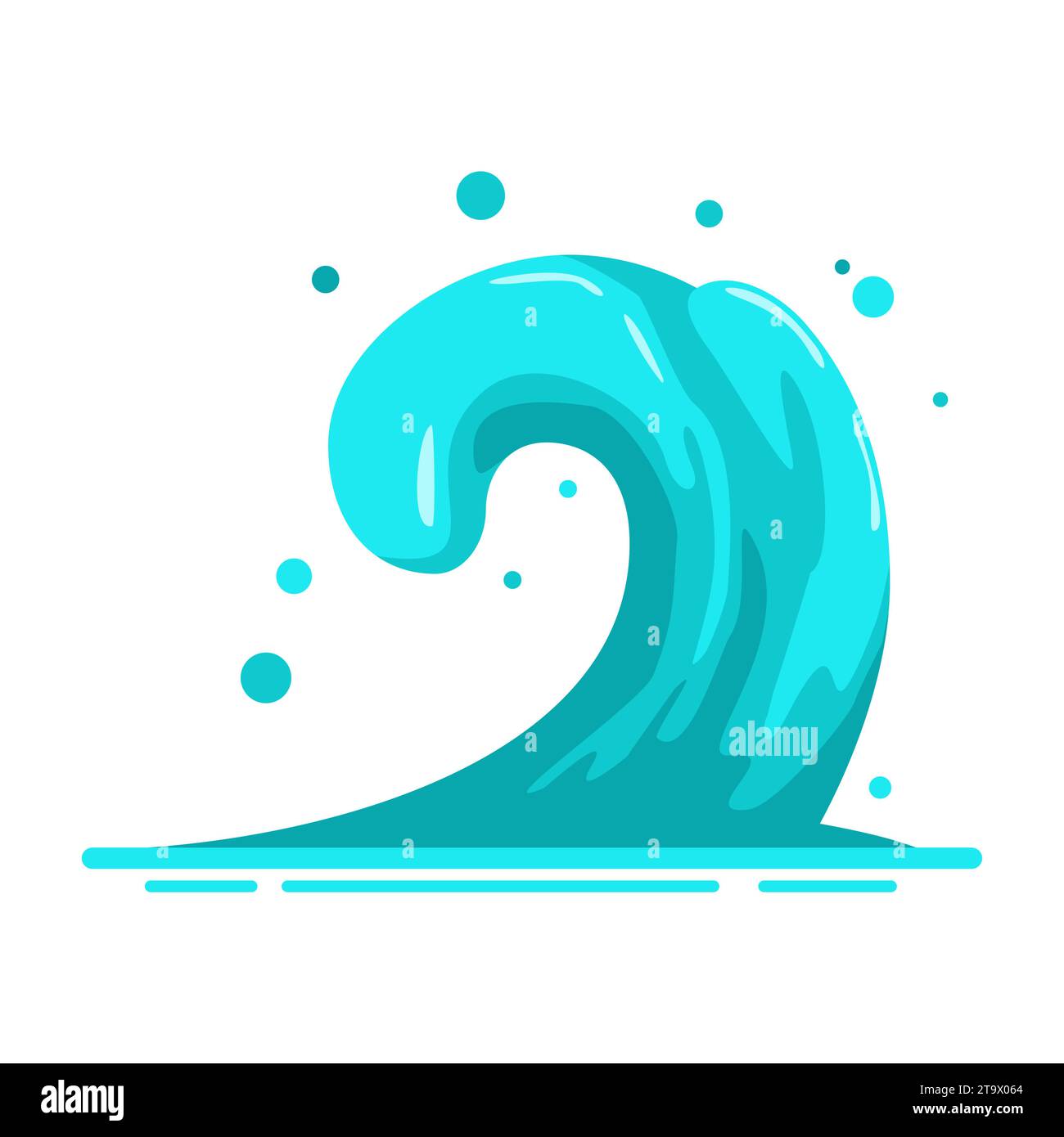 Tide sea blue water on Stock Vector Images - Alamy