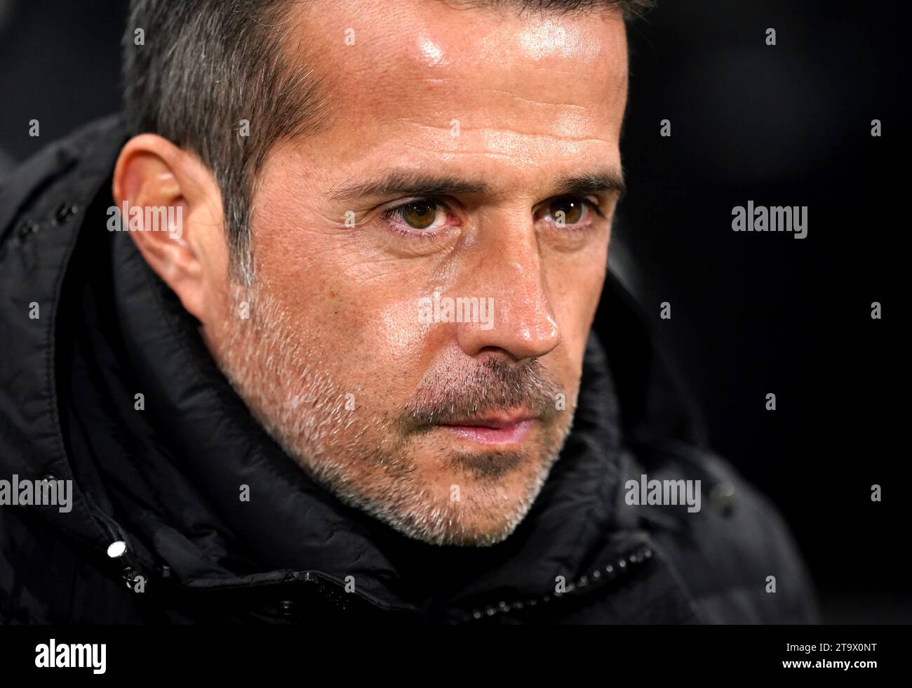 Fulham manager Marco Silva during the Premier League match at Craven ...