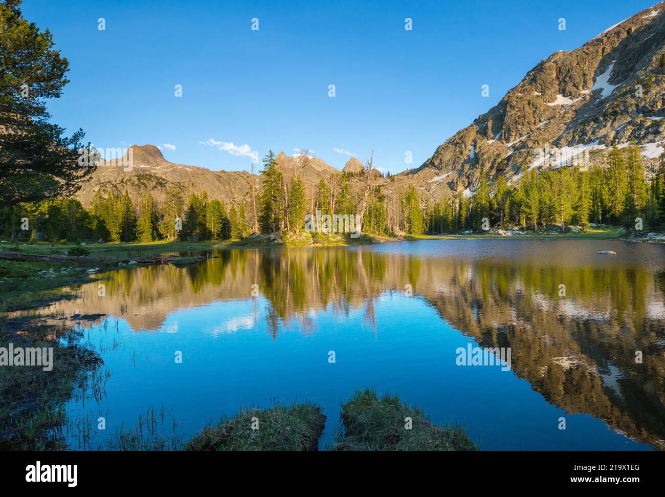 Beautiful mountain landscapes in Wind River Range in Wyoming, USA ...