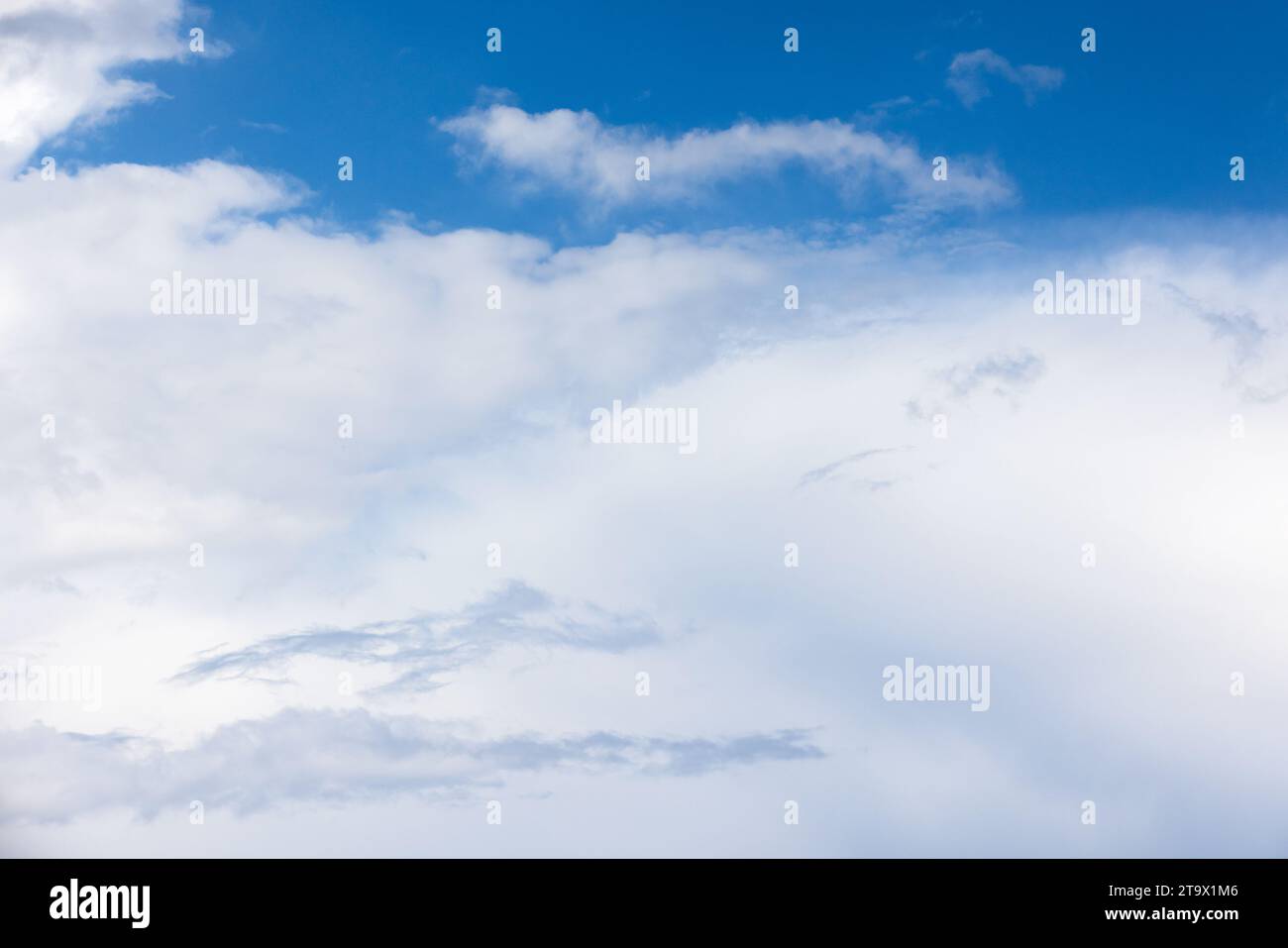 Cloudy sky on a daytime, natural photo background, different types of ...