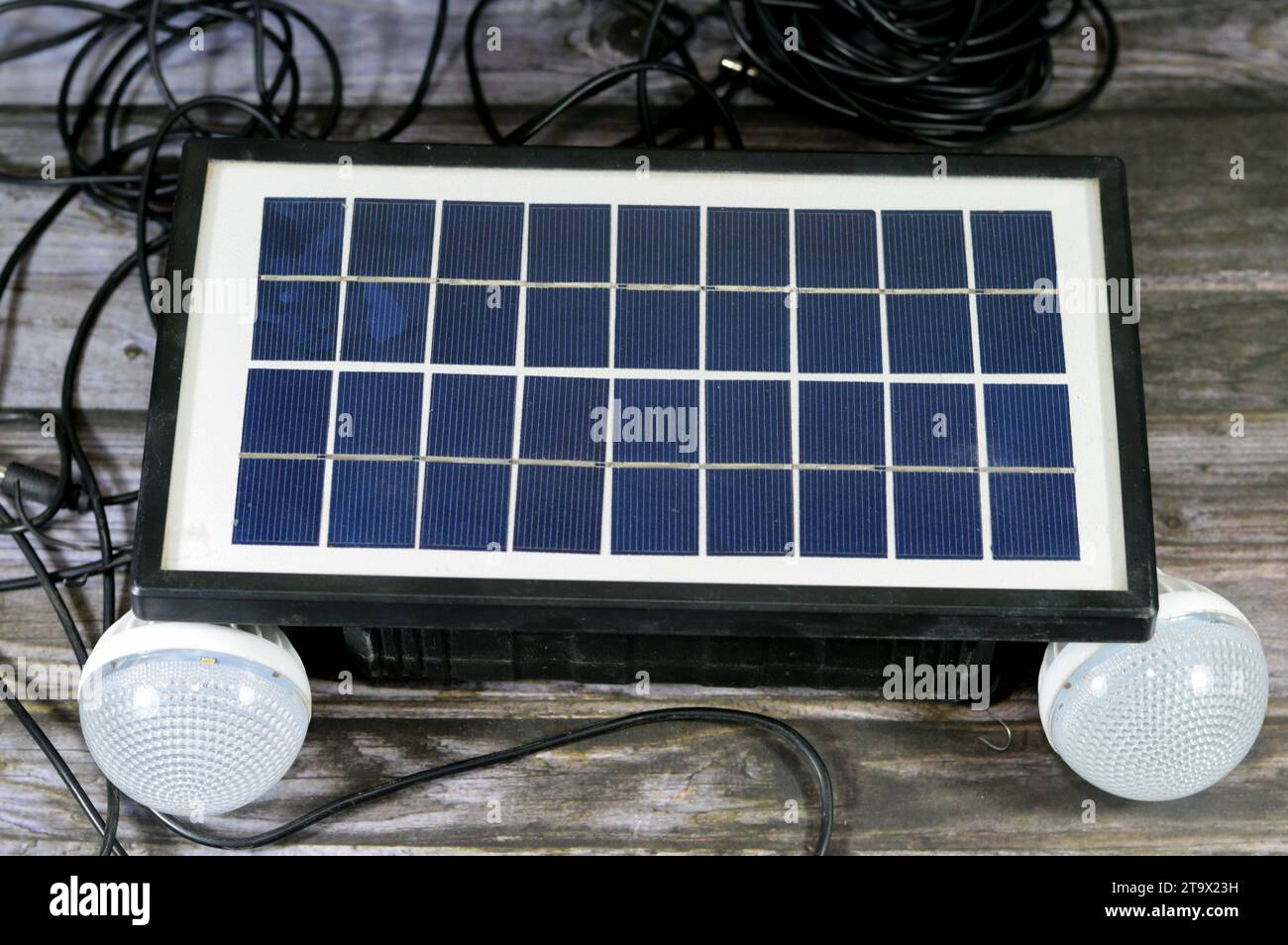 Solar charged battery unit hi-res stock photography and images - Alamy