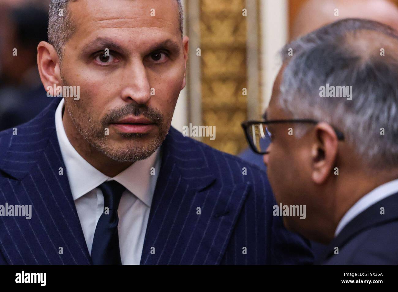 Chairman of Manchester City Khaldoon Al Mubarak during a reception at ...