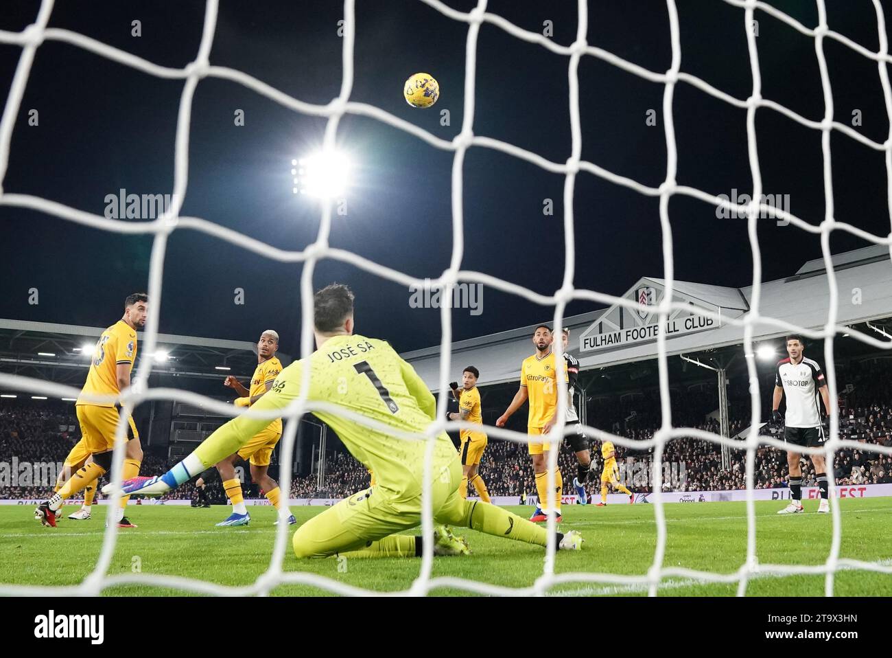 Wolverhampton Wanderers goalkeeper Jose Sa makes a save during the ...