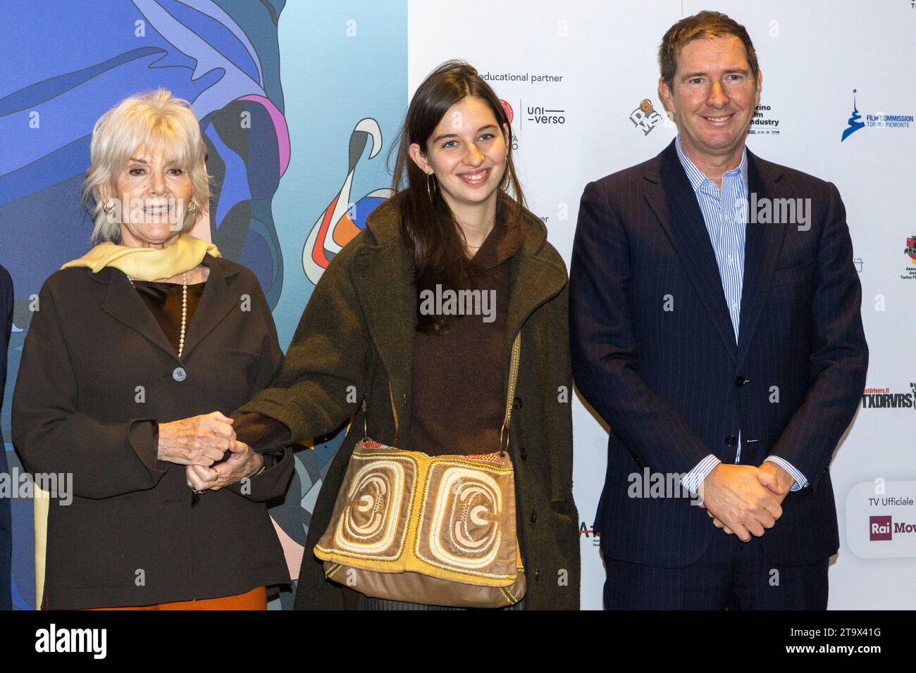 Torino, Italy. 27th Nov, 2023. Caterina Caselli (left), Greta Sugar ...