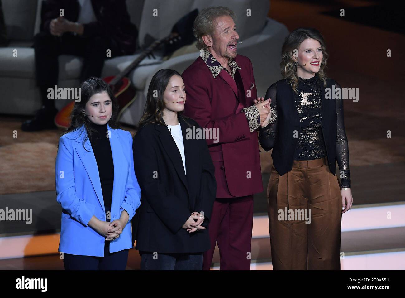 Wetten, dass . am 25.11.2023 in der Baden-Arena in Offenburg Thomas ...