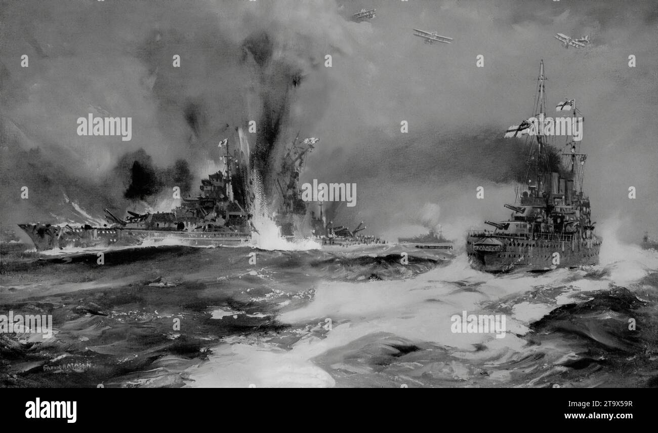 Following a chase of five days and 1,750 miles the Bismarck, the most ...