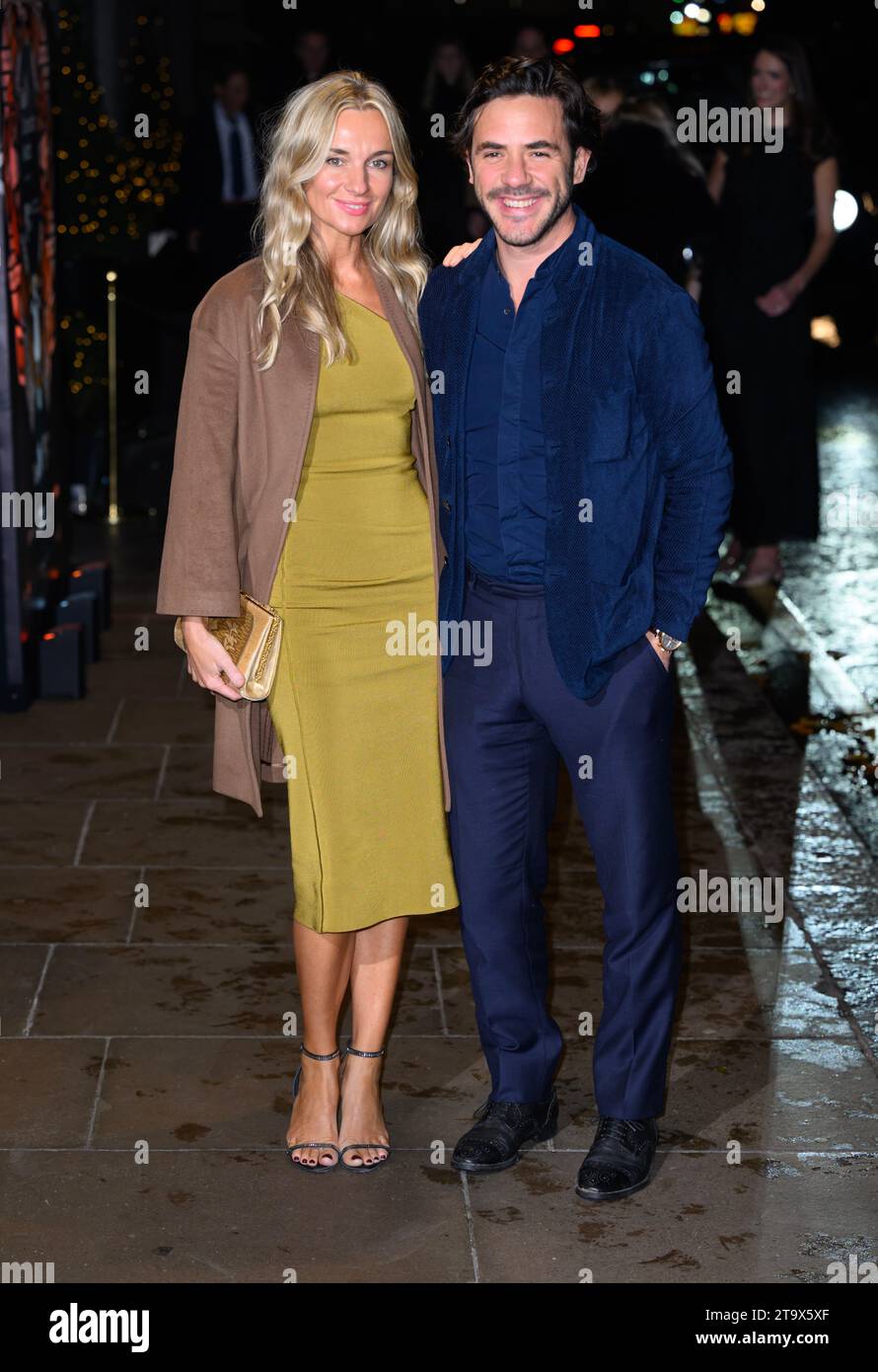 London, UK. November 27th, 2023. Jemma Powell and Jack Savoretti ...