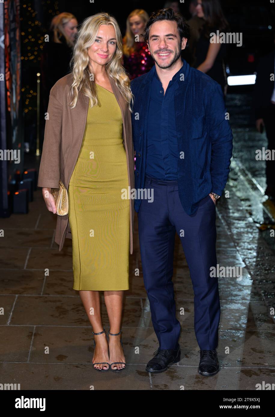 London, UK. November 27th, 2023. Jemma Powell and Jack Savoretti ...