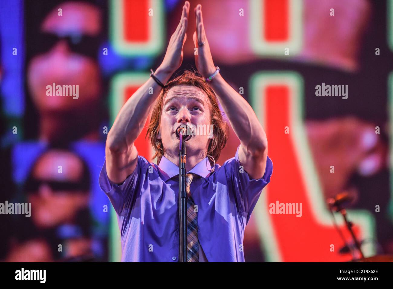 Harry Hayes (vocals), from Irontom. Live in Buenos Aires, Argentina ...