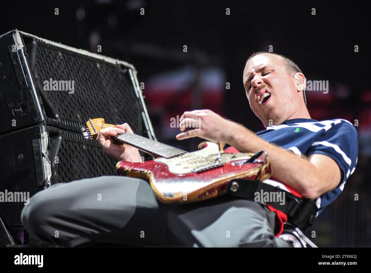 Zach Irons (guitar), from Irontom. Live in Buenos Aires, Argentina ...