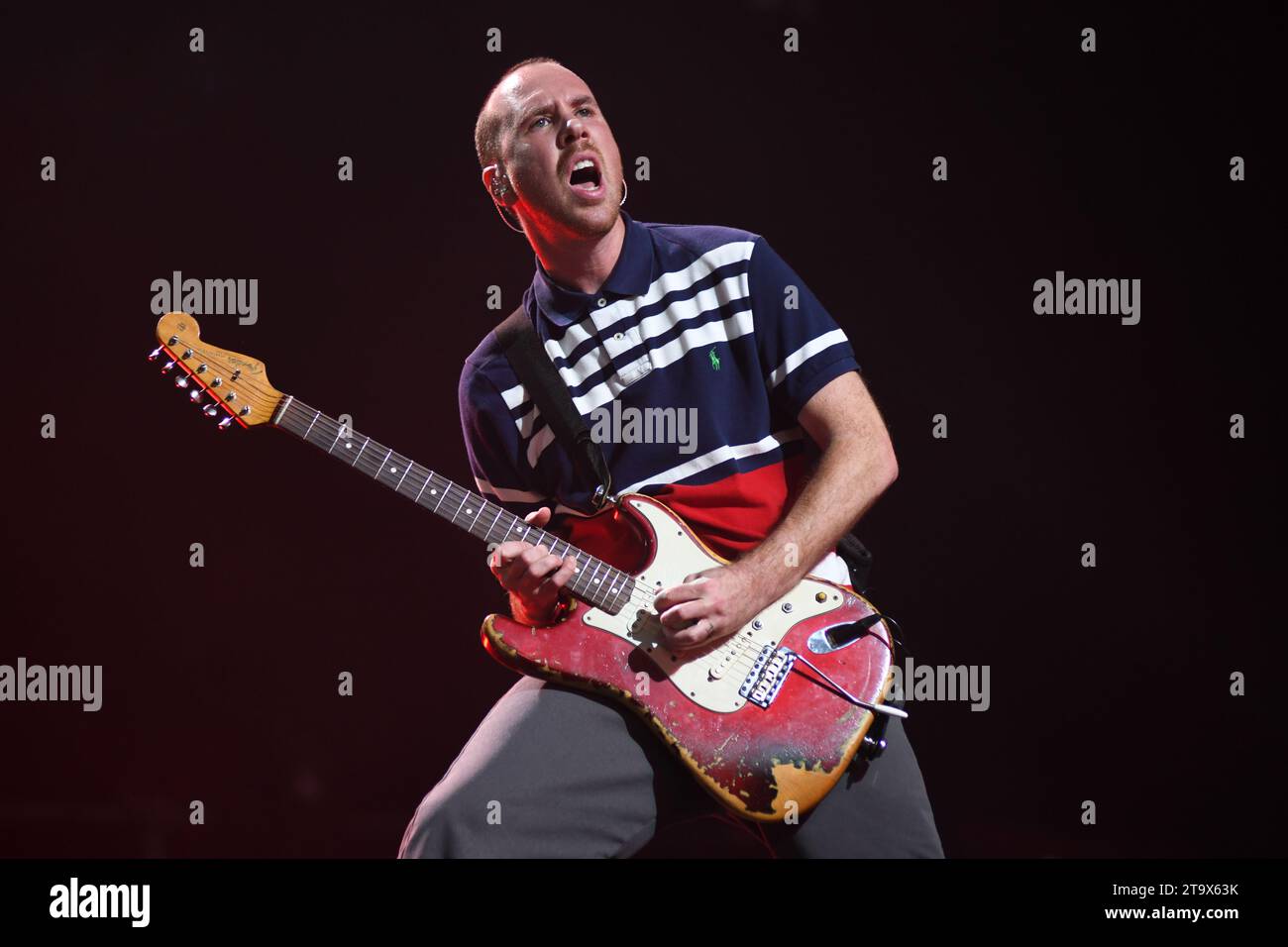 Zach Irons (guitar), from Irontom. Live in Buenos Aires, Argentina ...