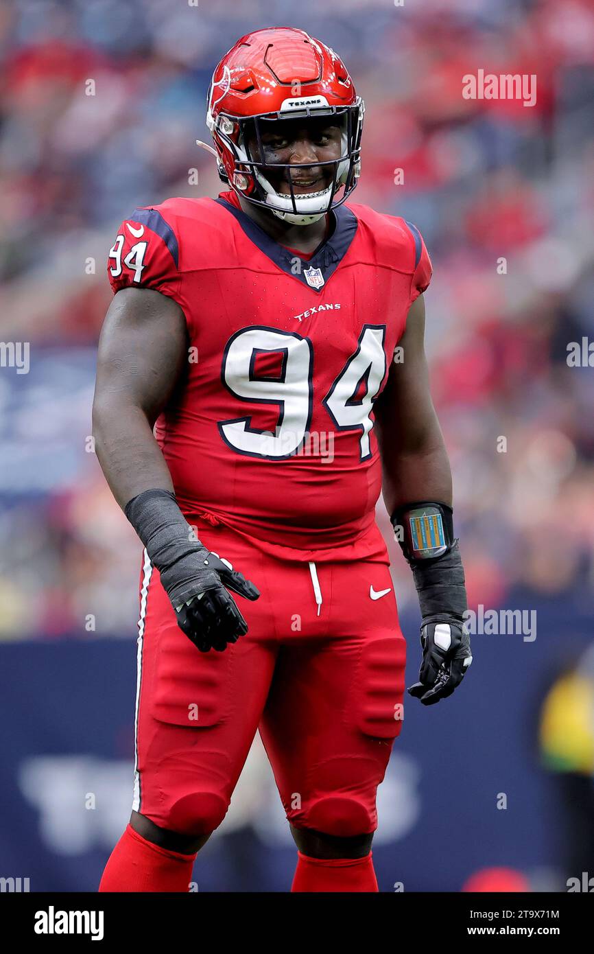 Houston, Texas, USA. 26th Nov, 2023. Houston Texans defensive tackle ...