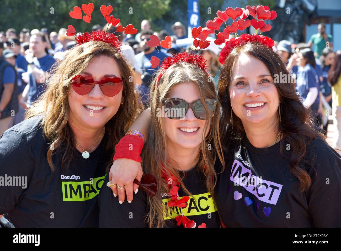 San Francisco, CA - Sept 28, 2023: Participants in the American Heart ...