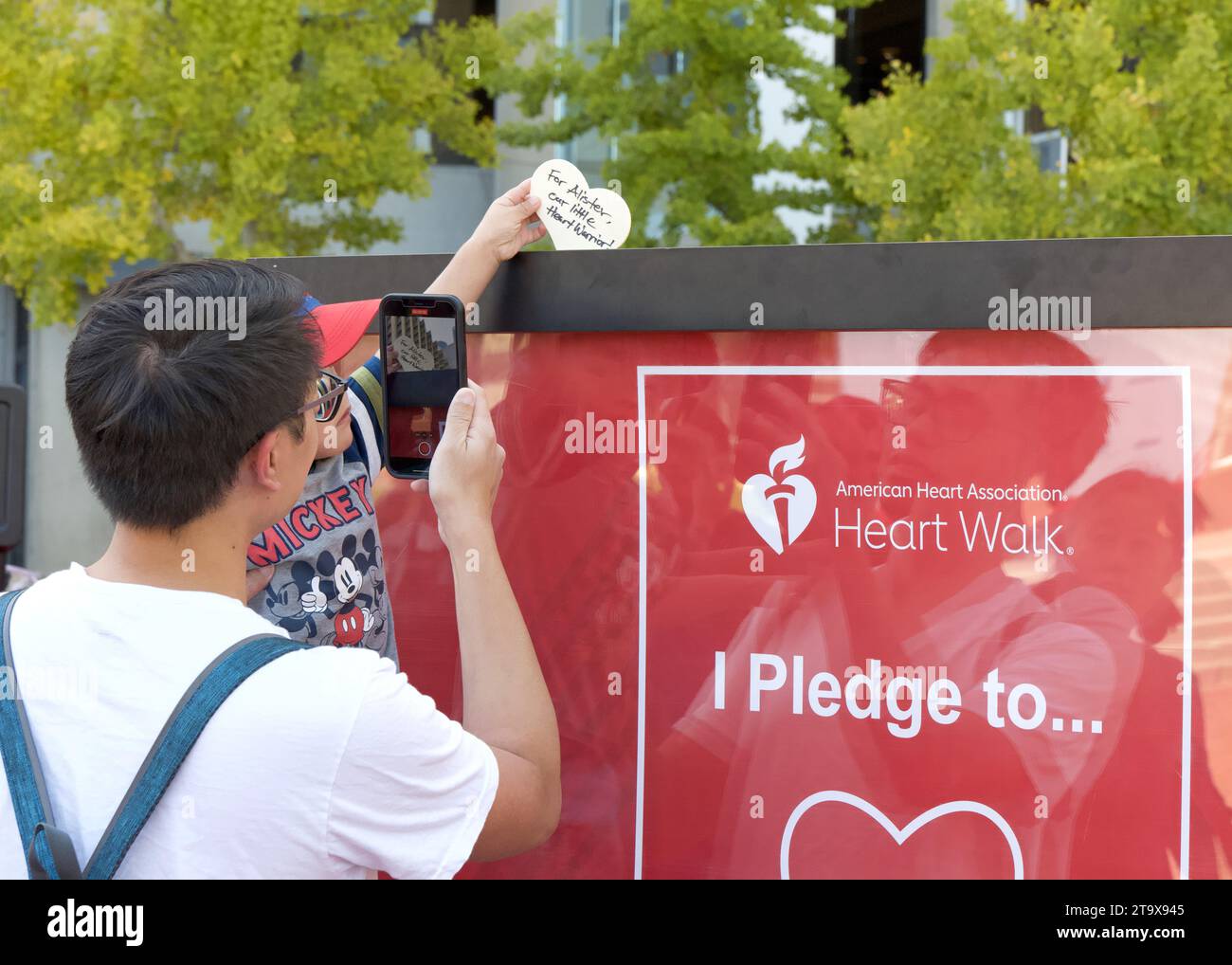 San Francisco, CA - Sept 28, 2023: Family participating in American ...