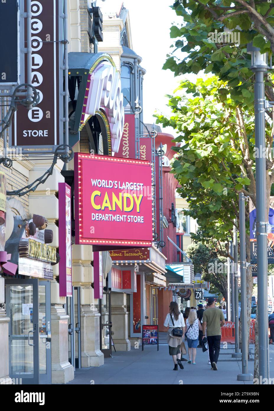 San Francisco, CA - Oct 4, 2023: IT'S SUGAR candy store at the popular ...