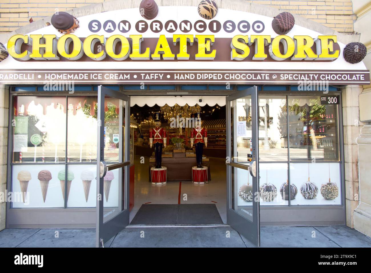 San Francisco, CA - Oct 4, 2023: San Francisco Chocolate Store at the ...